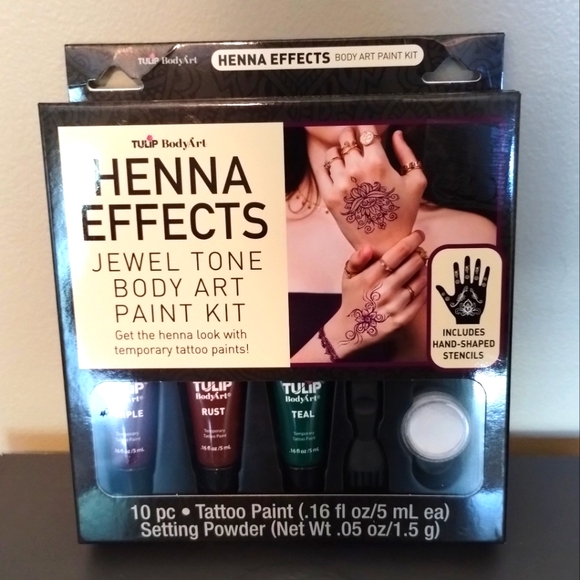 Tulip | Art | Tulip Body Art Henna Effects Jewel Tone Piece Paint ...